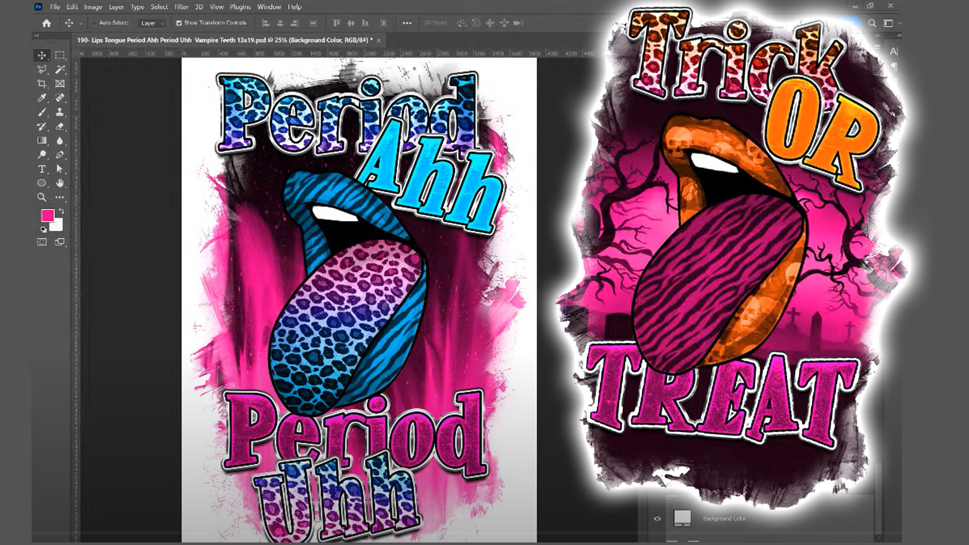 Vampire Fangs Template