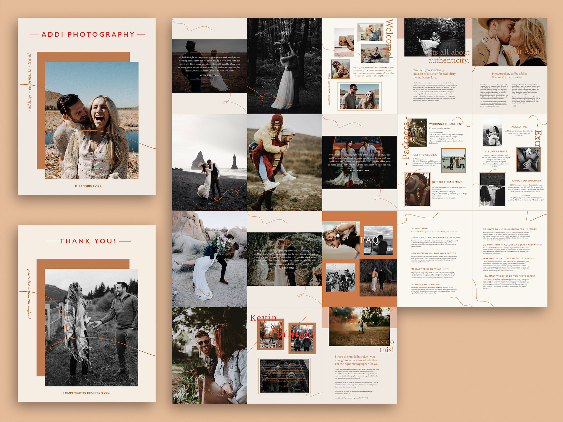 Wedding Photographer Magazine Template
