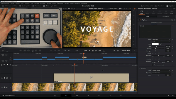 Speed Editor pour Davinci Resolve