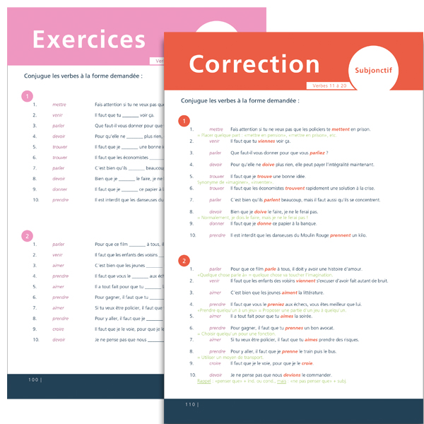 Les 50 verbes les plus utilisés par les Français