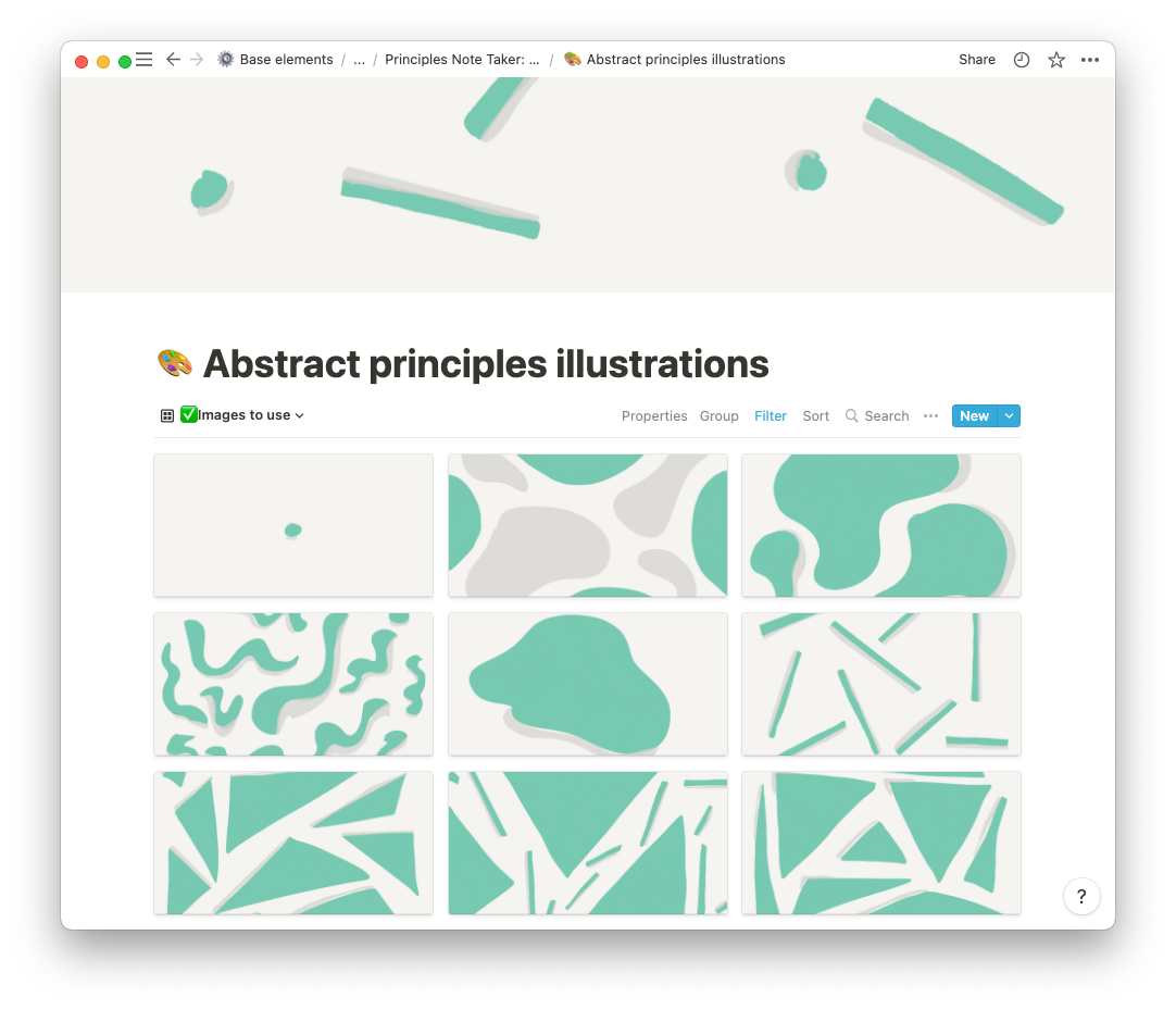 Principles Note Taker (Notion Template)