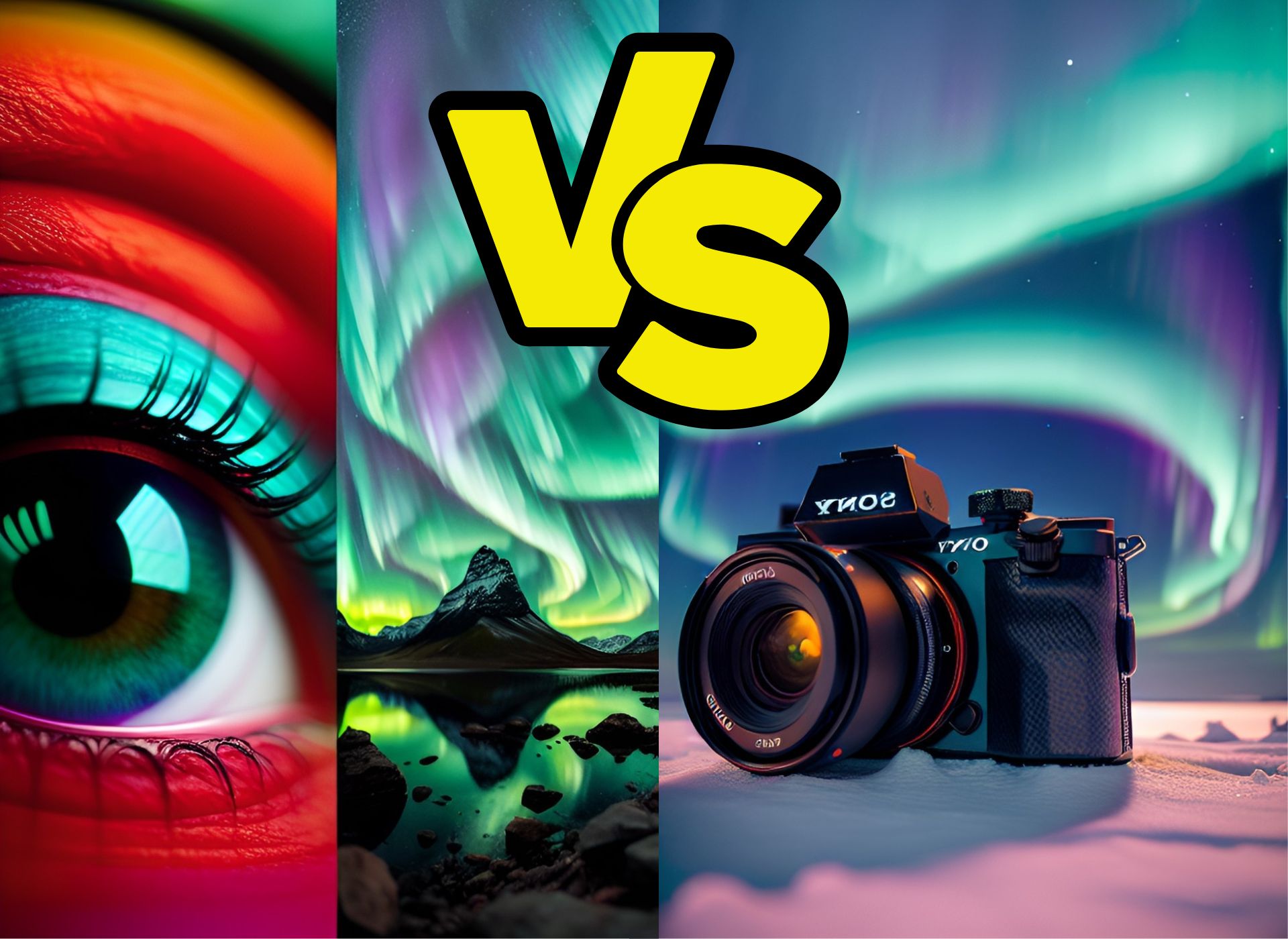 Northern Lights: An Eye vs Camera Comparison
