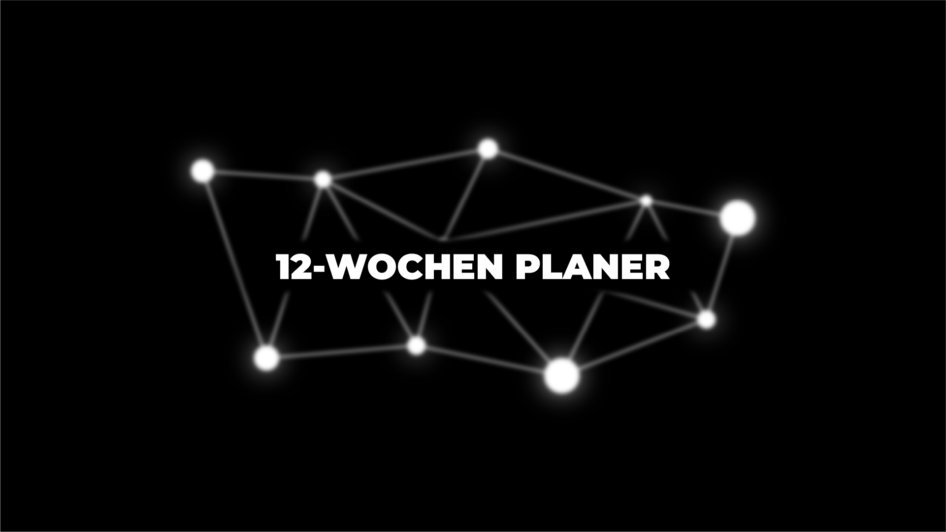 12 Wochen Planer