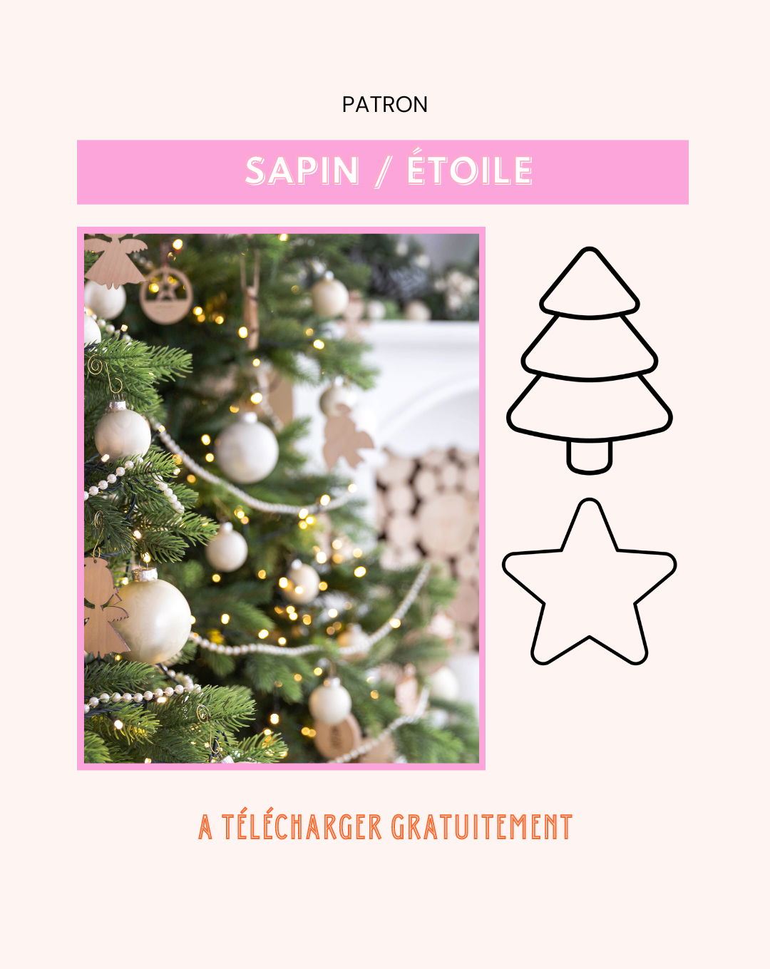 Patron Sapin / Étoile