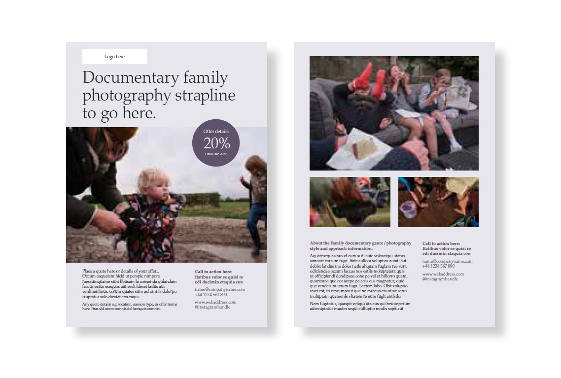 A5 Marketing Leaflet Template (Canva)