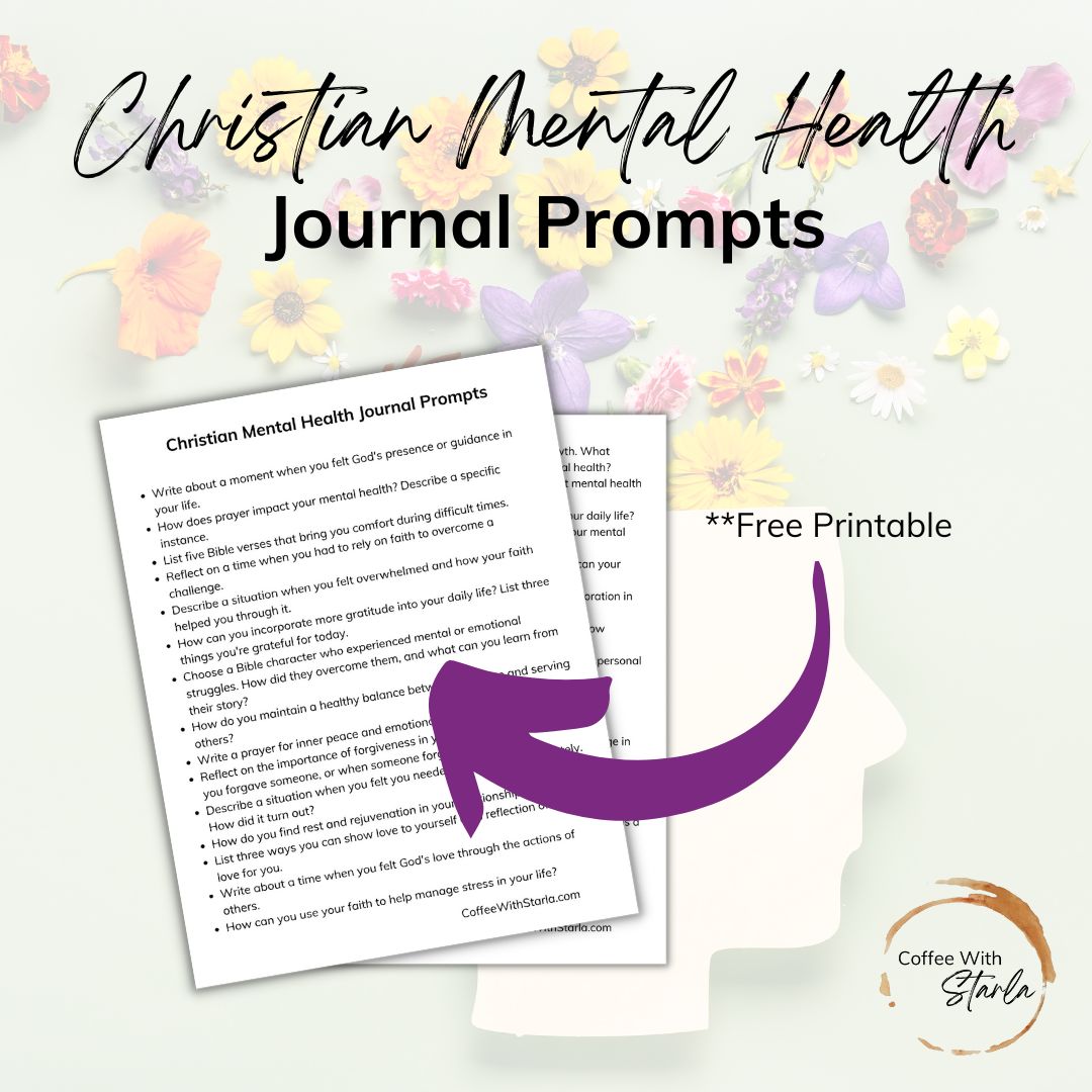 Christian Mental Health Journal Prompts PDF