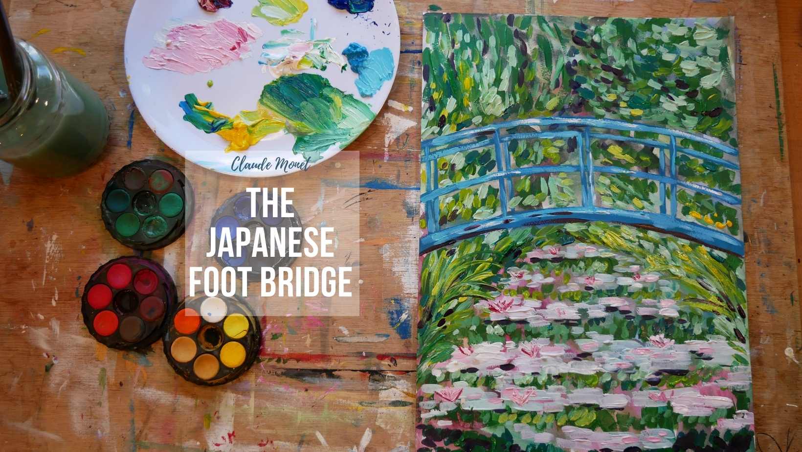 The Japanese Footbridge, Monet | Art with Meg