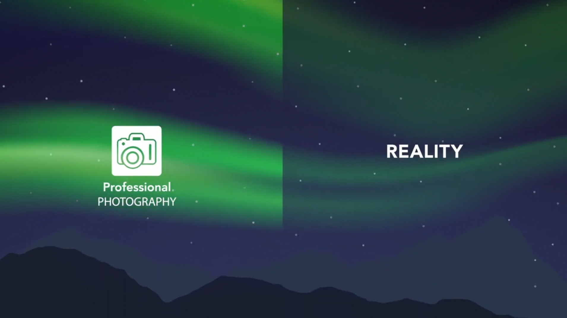 Northern Lights: An Eye vs Camera Comparison