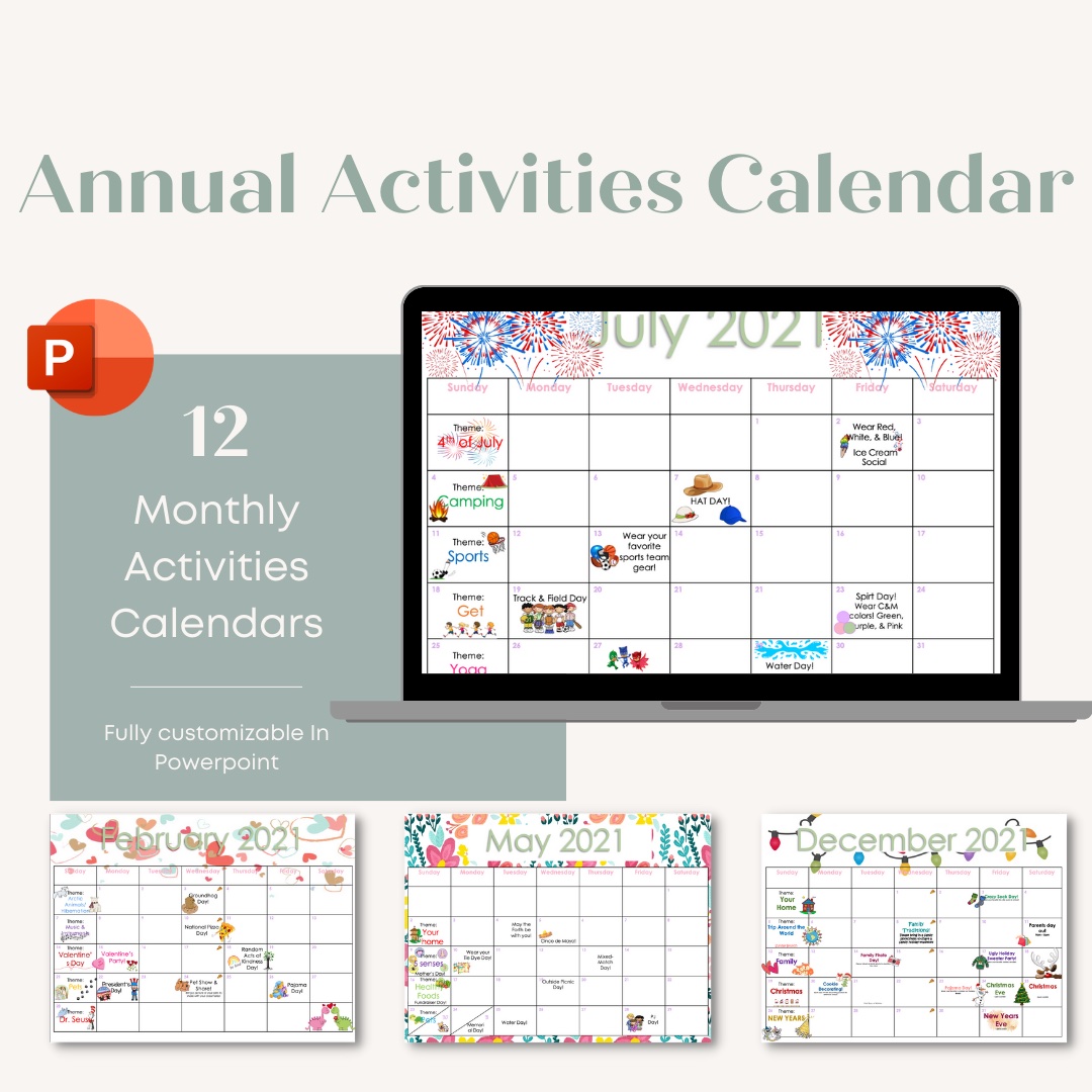 Annual Activities Calendar