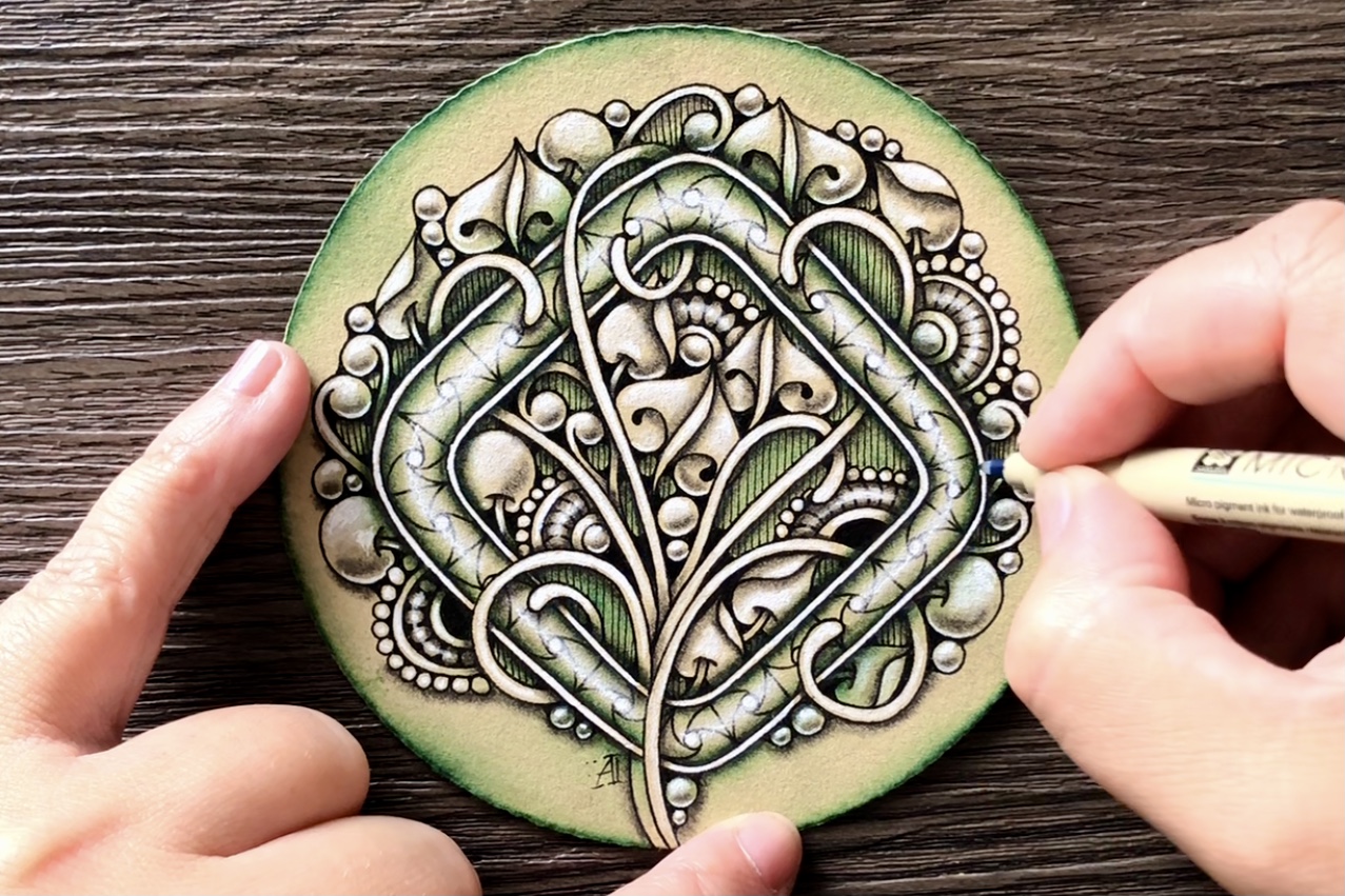 Video Zentangle Art Classes - Zen Linea