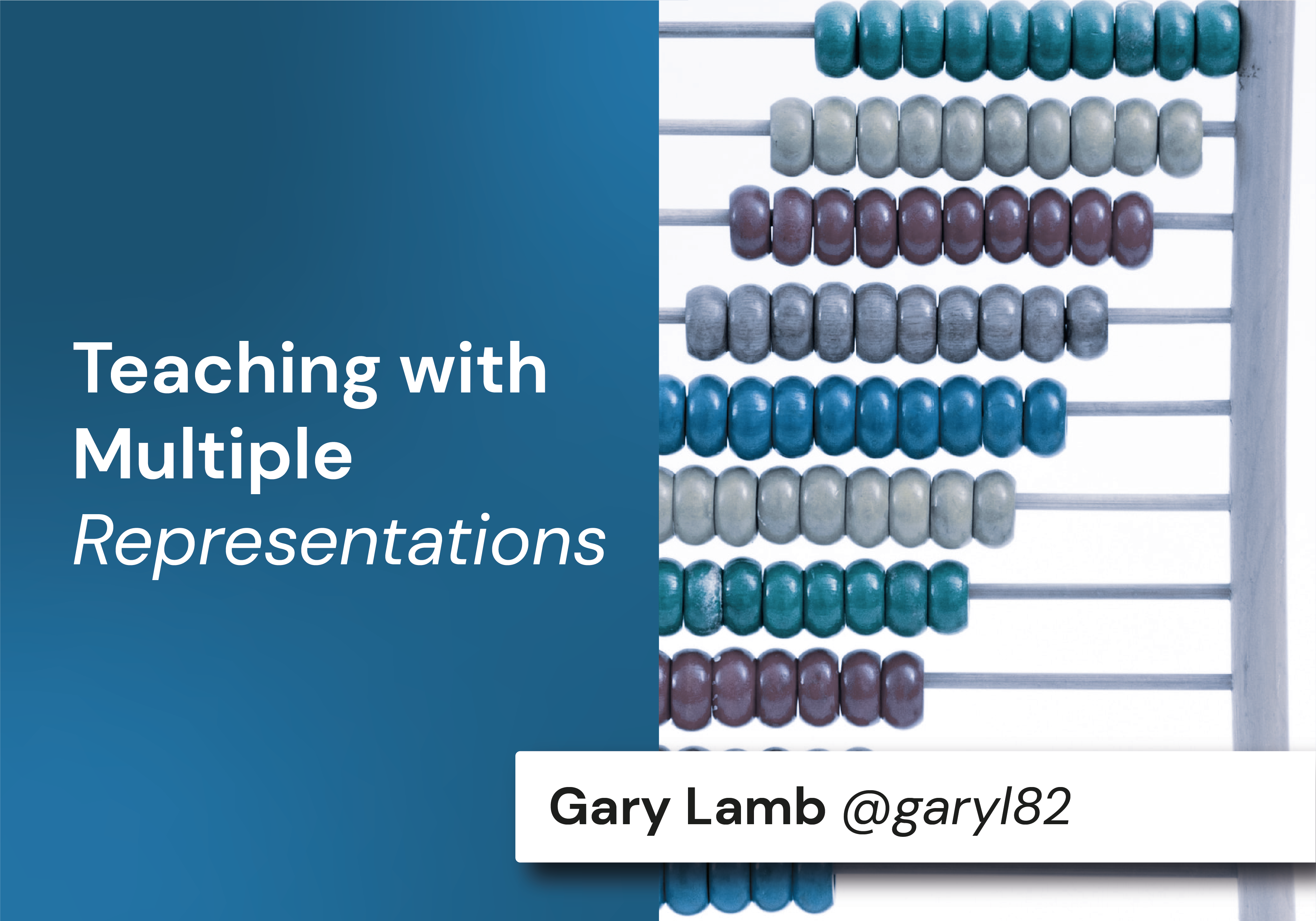 Teaching with Multiple Representations
