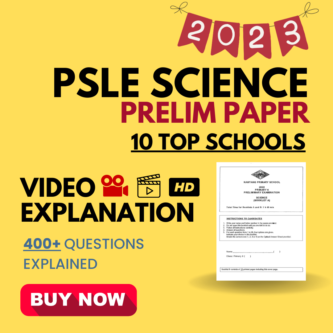 2023 P6 Science Prelim Paper (Video Guide)