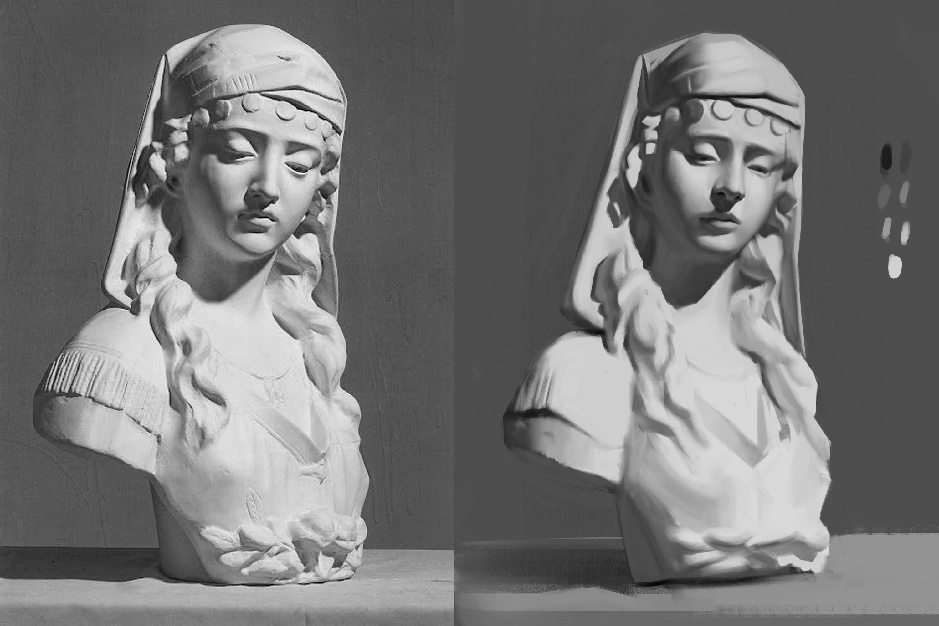 Learn to draw realistic light & shadow.