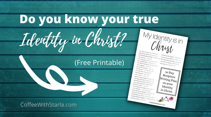 Identity In Christ Bible Verses PDF Printable