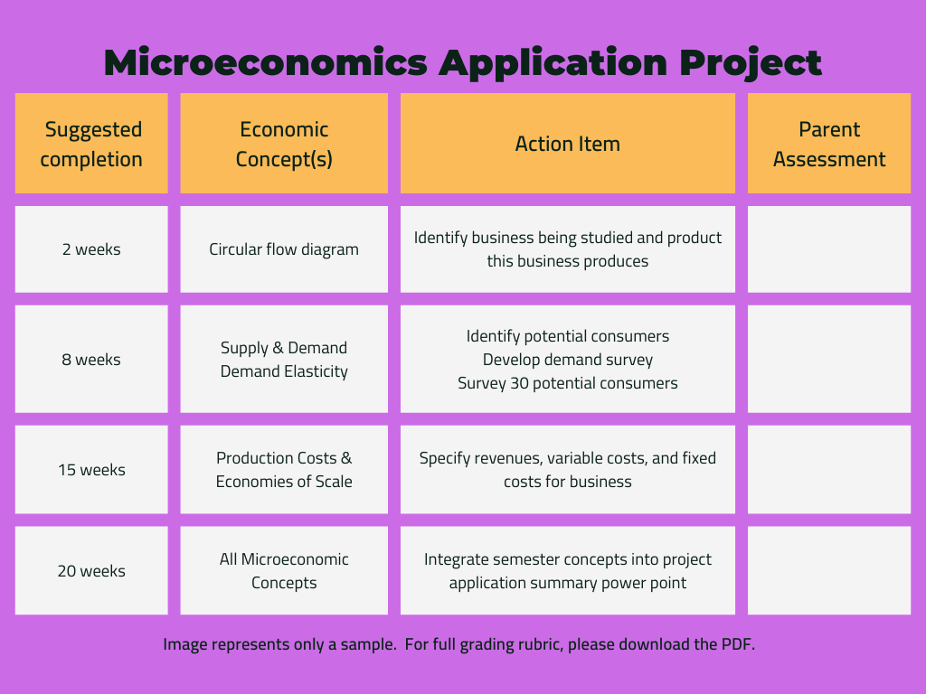 Microeconomics Application Project