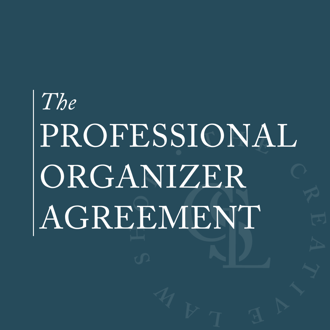 Professional Organizer Agreement