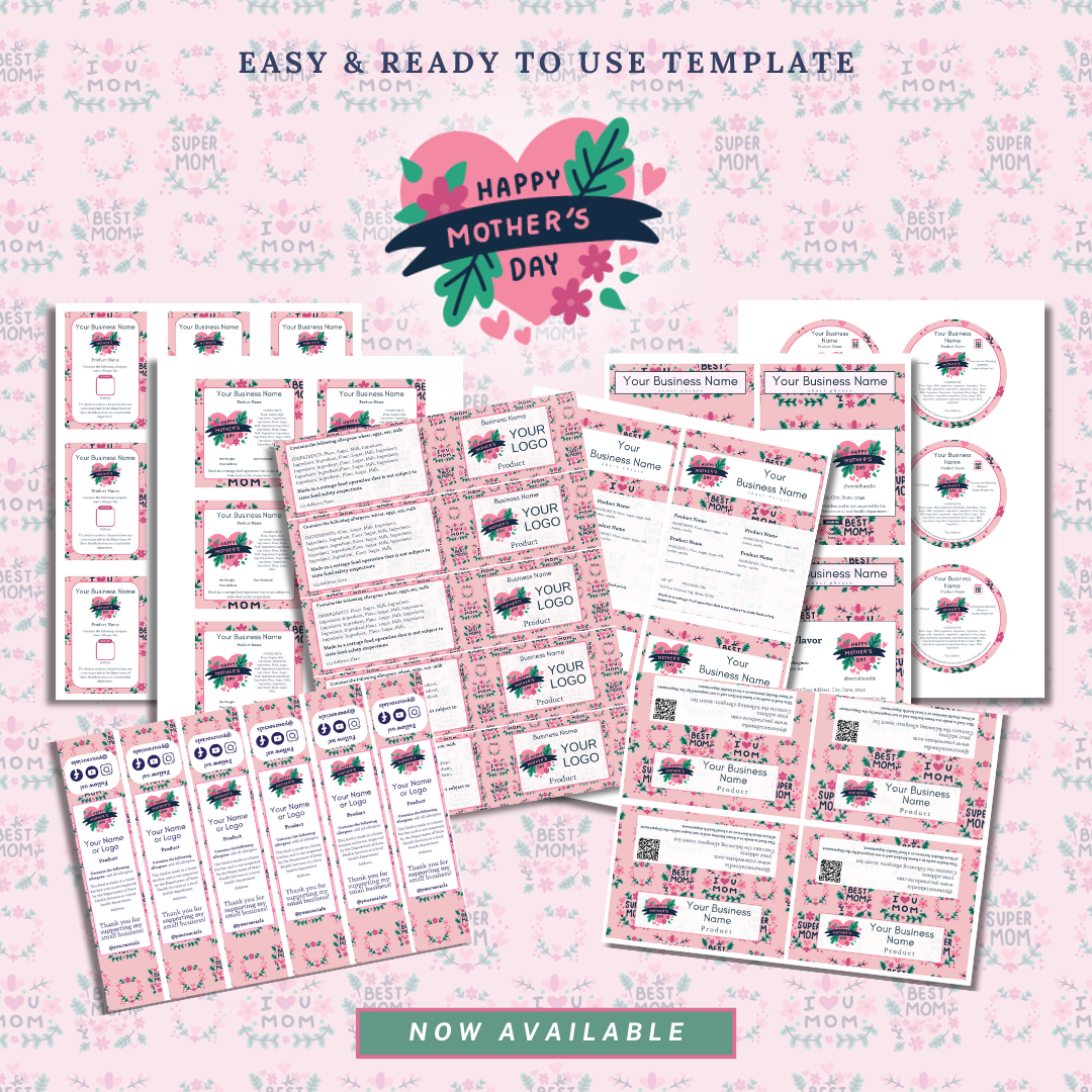 Editable Packaging Label Templates