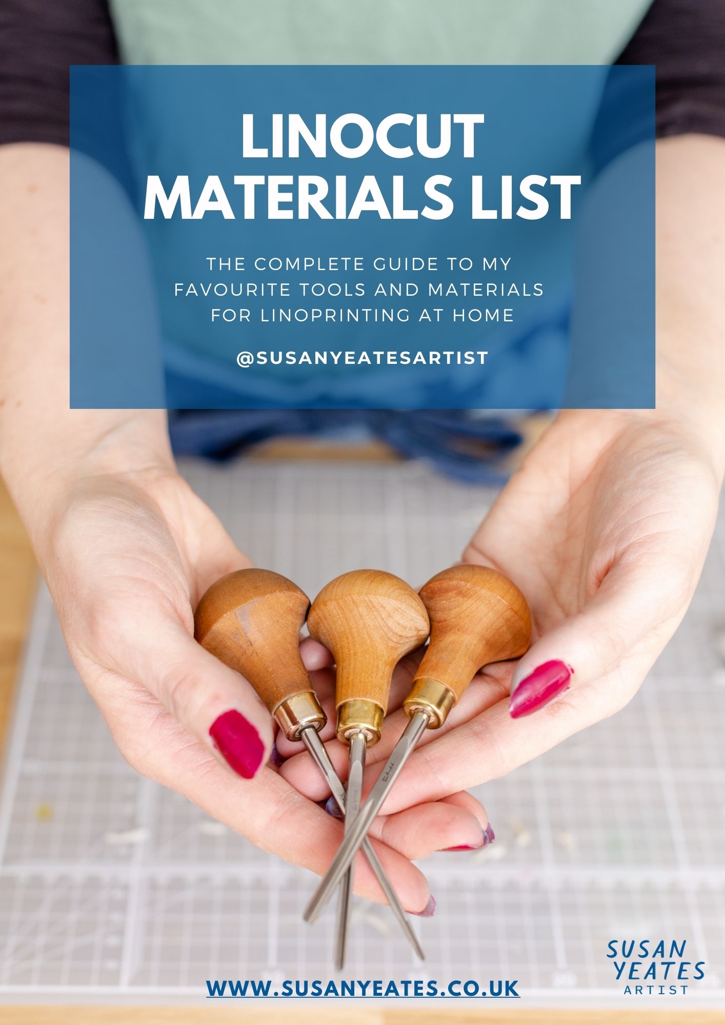 Linocut: A Studio Tour with Susan