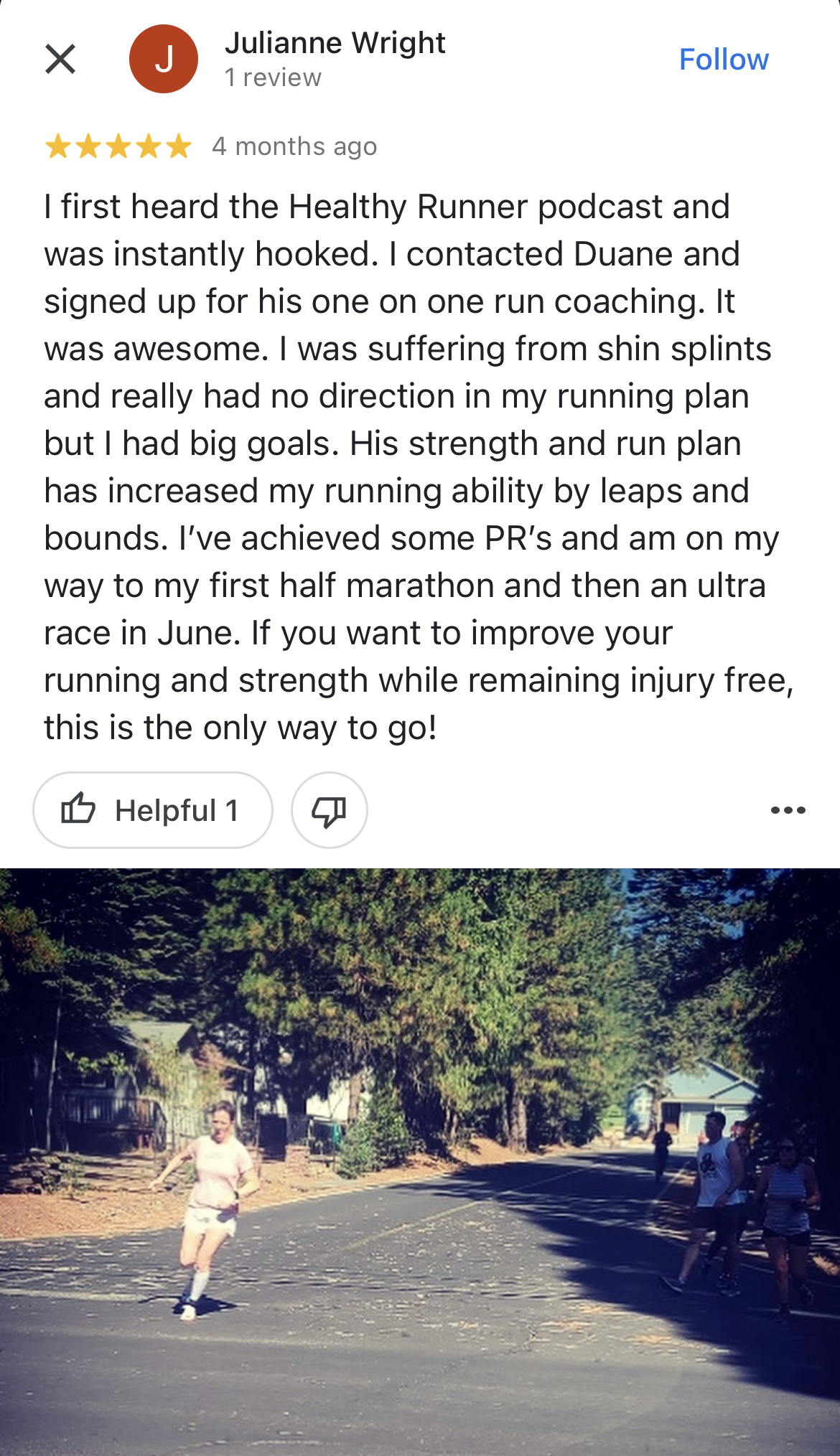 Team Healthy Runner Coaching