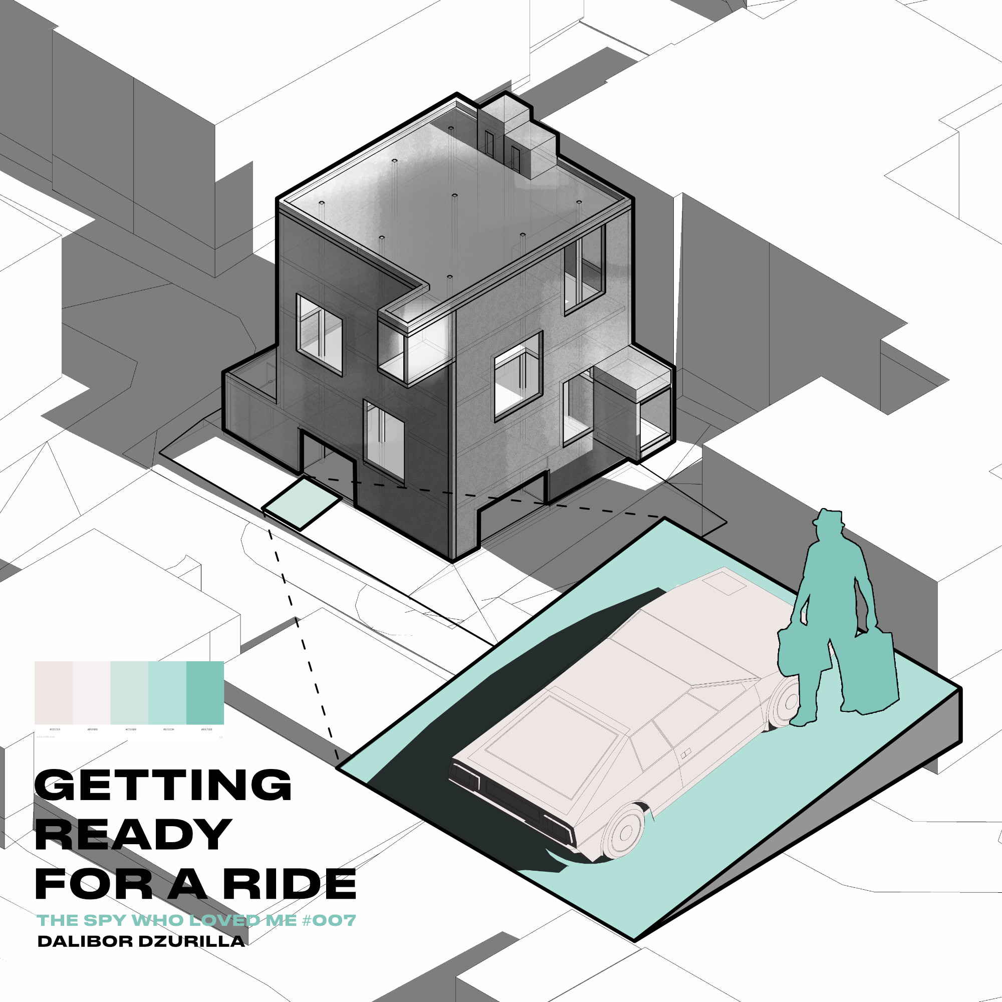 Visualization / SketchUp + Affinity Photo / Abstract Visualization