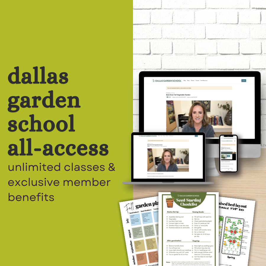 The Dallas Garden School | Gardening Classes