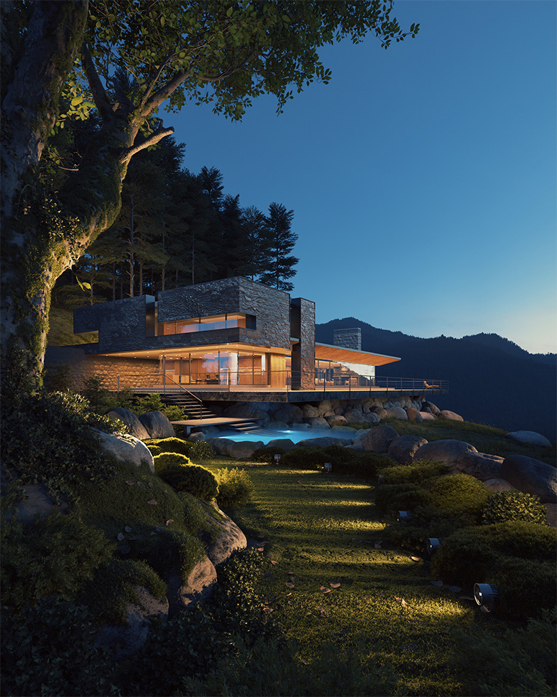 CommonPoint. Masterclass 3d Exterior Lighting