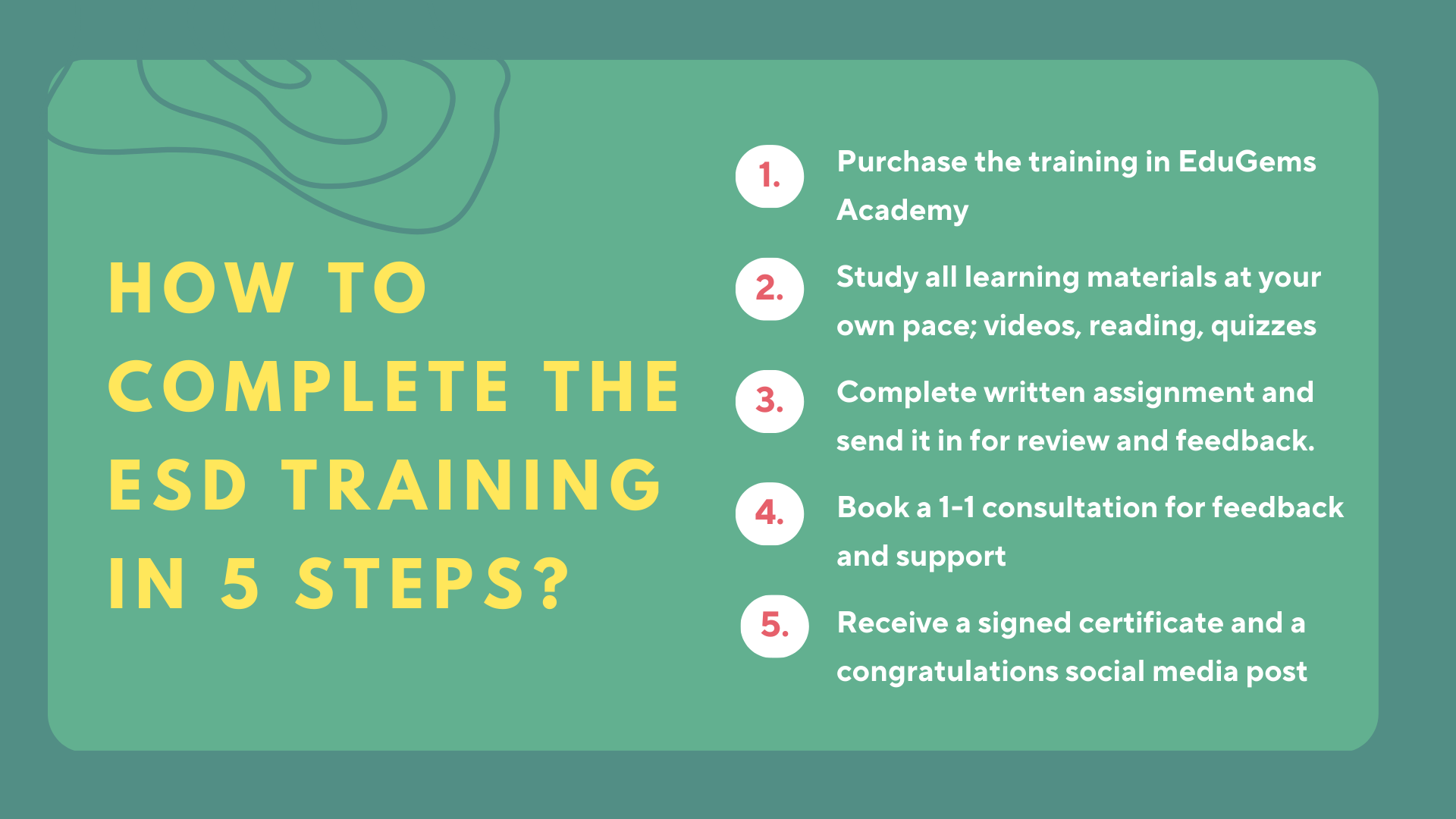 Education for Sustainable Development (ESD) Training