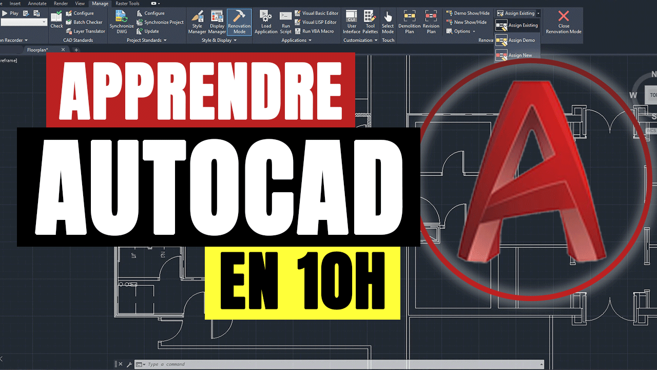 Apprendre Autocad 2D en 10h