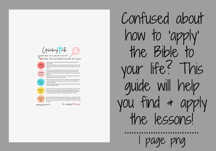 How to Apply Biblical Truth