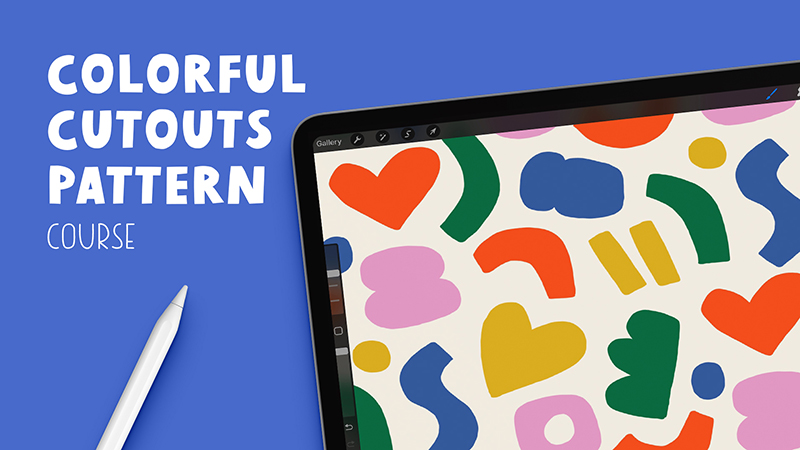 Colorful Cutouts Pattern