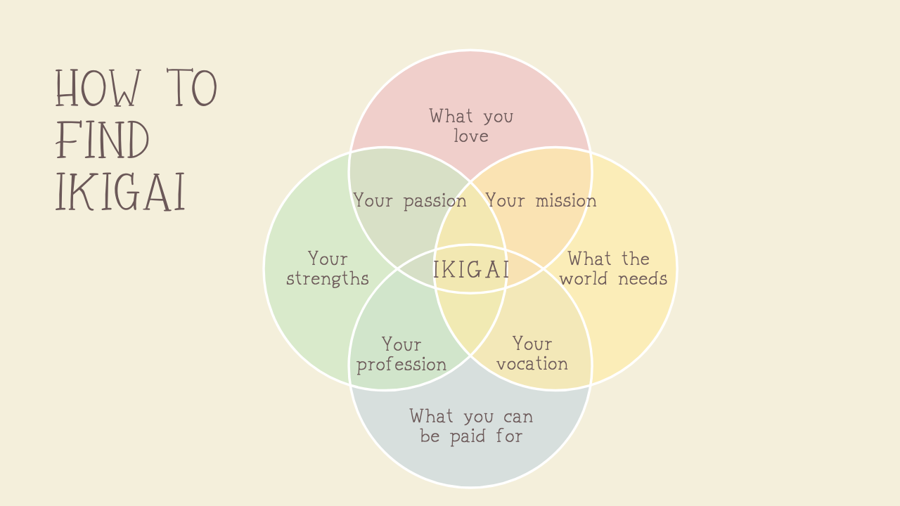Free guide to your perfect niche with Ikigai