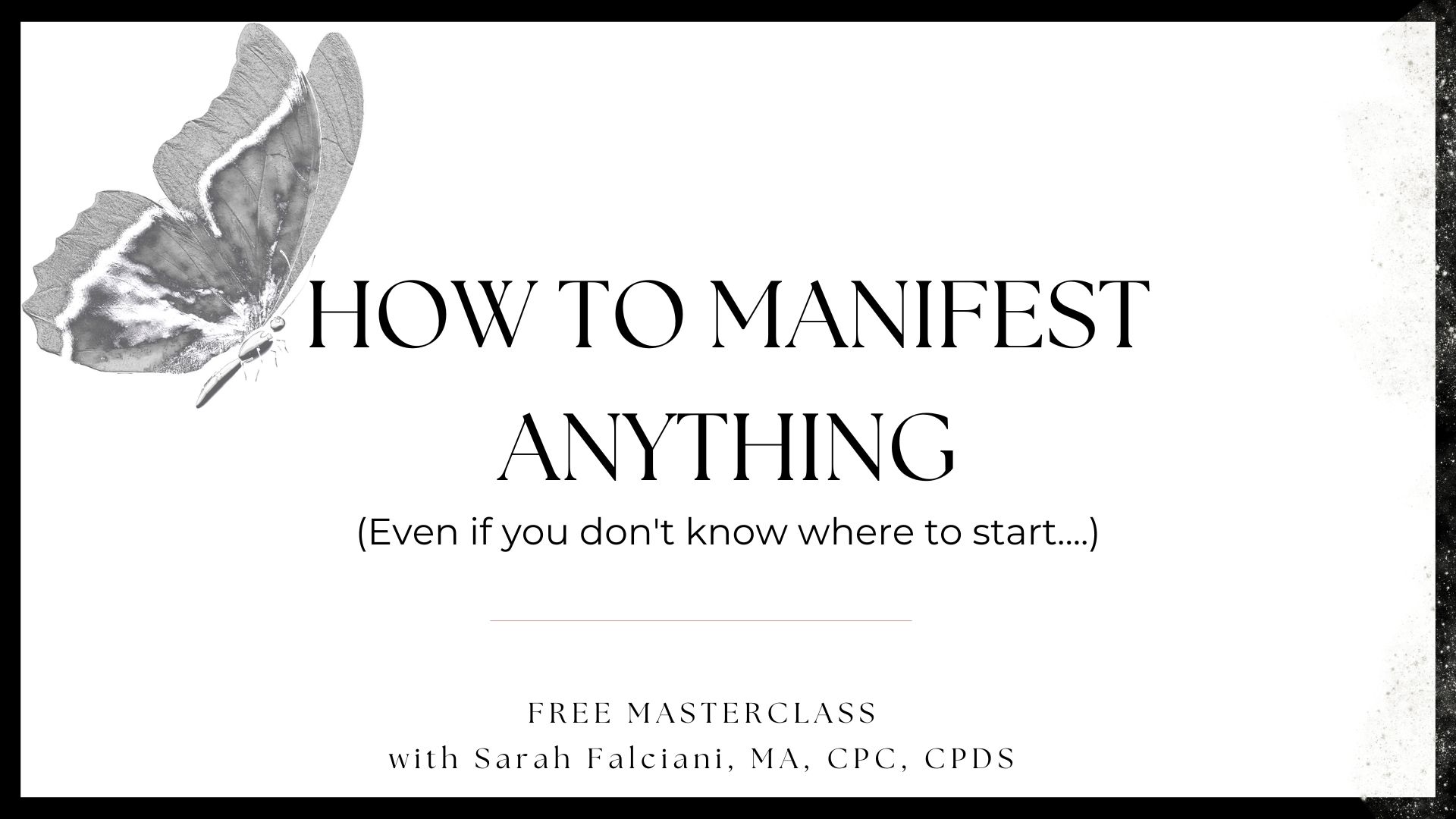Sarah Falciani Coaching