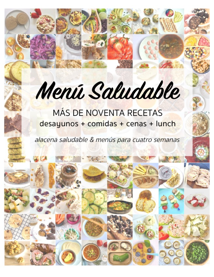 Recetario MENÚ SALUDABLE