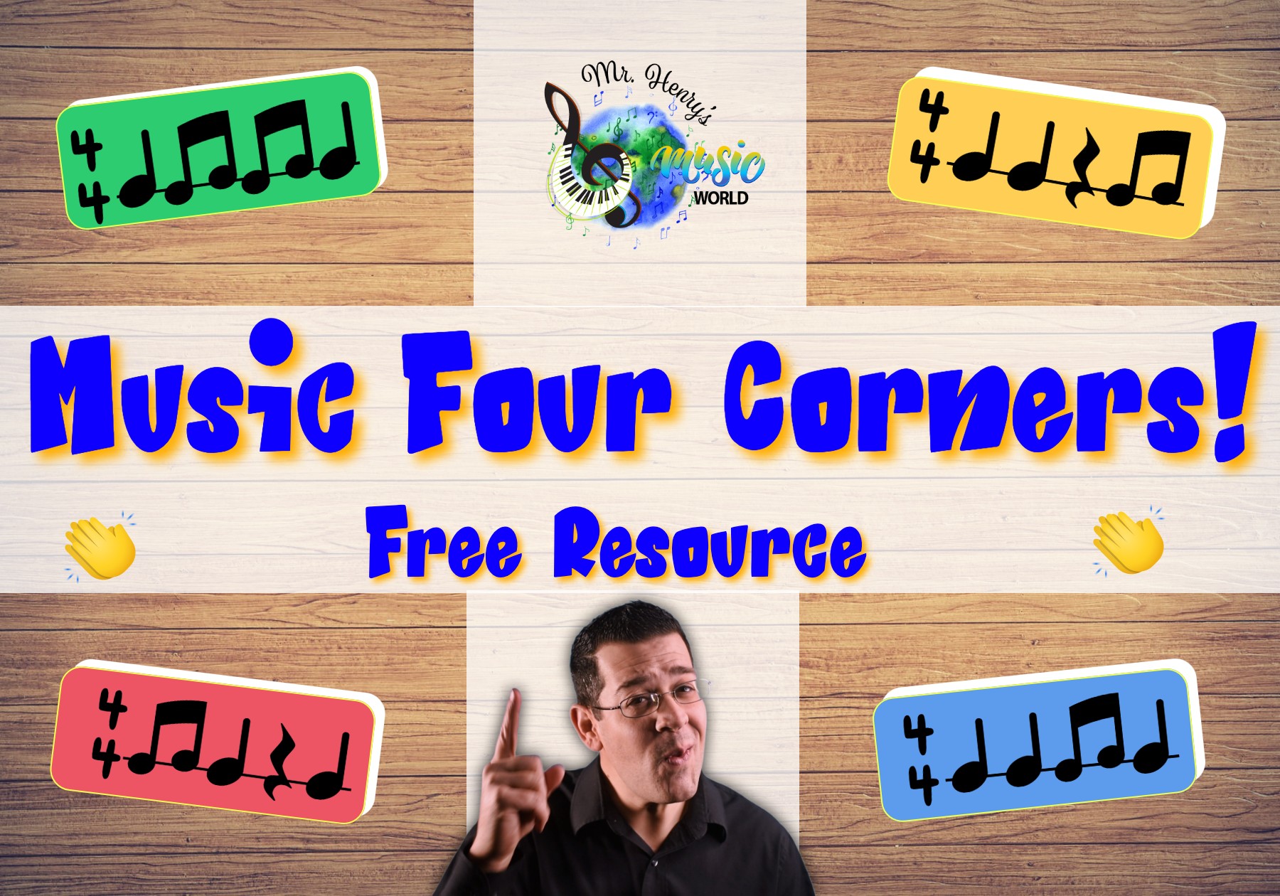 Rhythm Four Corners Free Resource