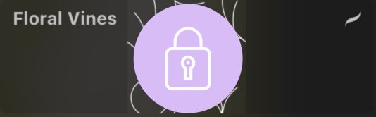 Floral Vines Pattern Layout