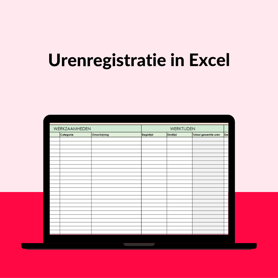 Urenregistratie in Excel