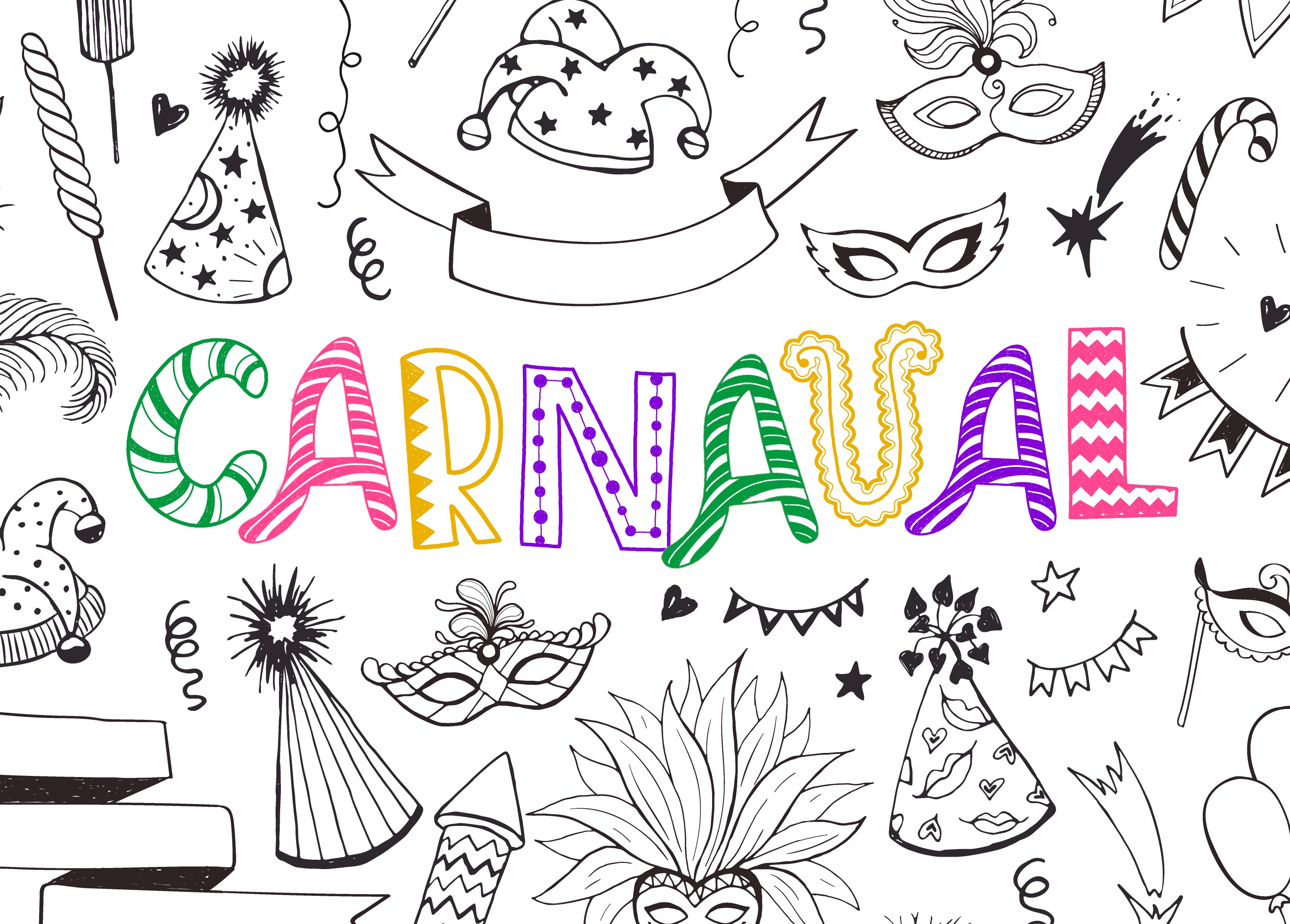 Lis et Trouve Carnaval - Lecture et compréhension de groupes nominaux ...