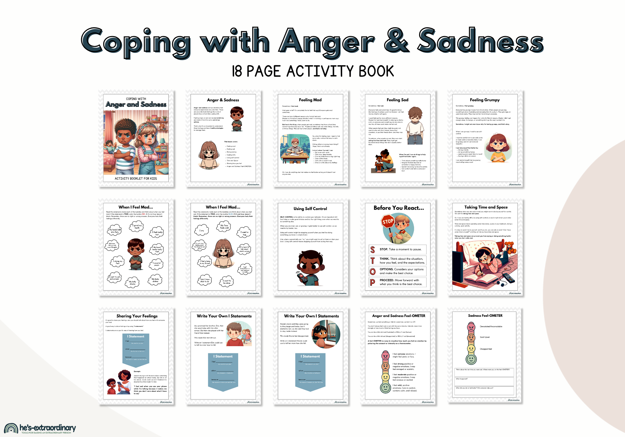 Anger & Sadness Booklet