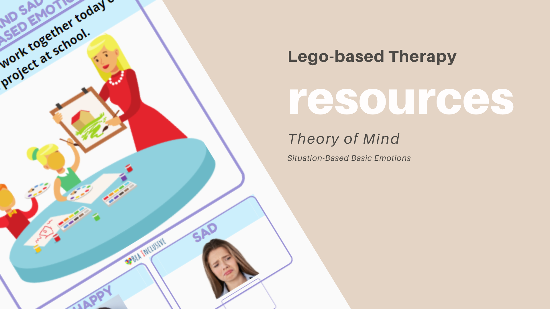 Theory of Mind - Teaching Situation-Based Emotions Basic Level