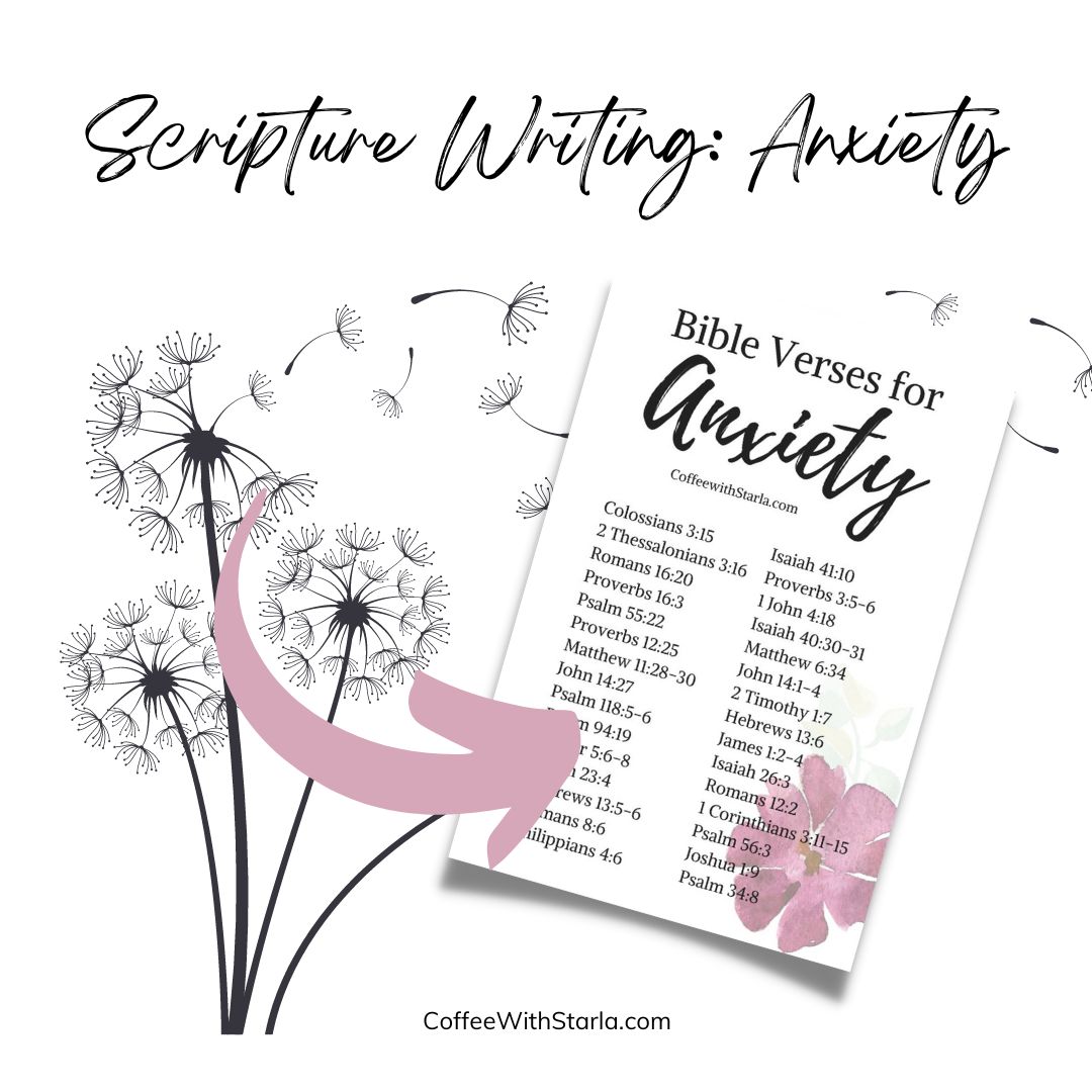 Bible Verses For Anxiety printable list