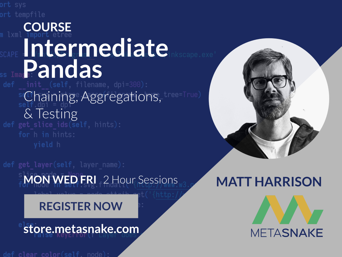 2022-11-07 Intermediate Pandas Workshop