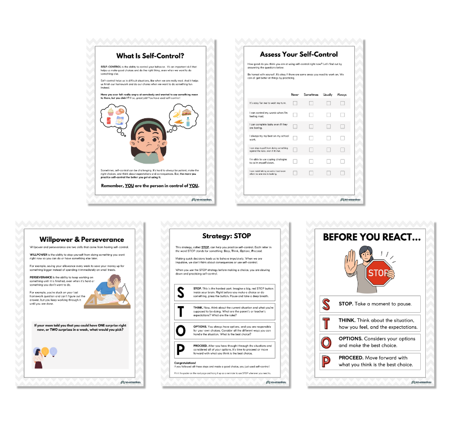 Self Control Booklet