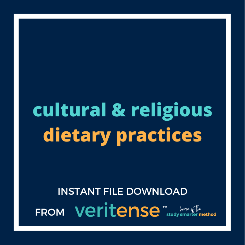 Cultural and Religious Dietary Practices Packet