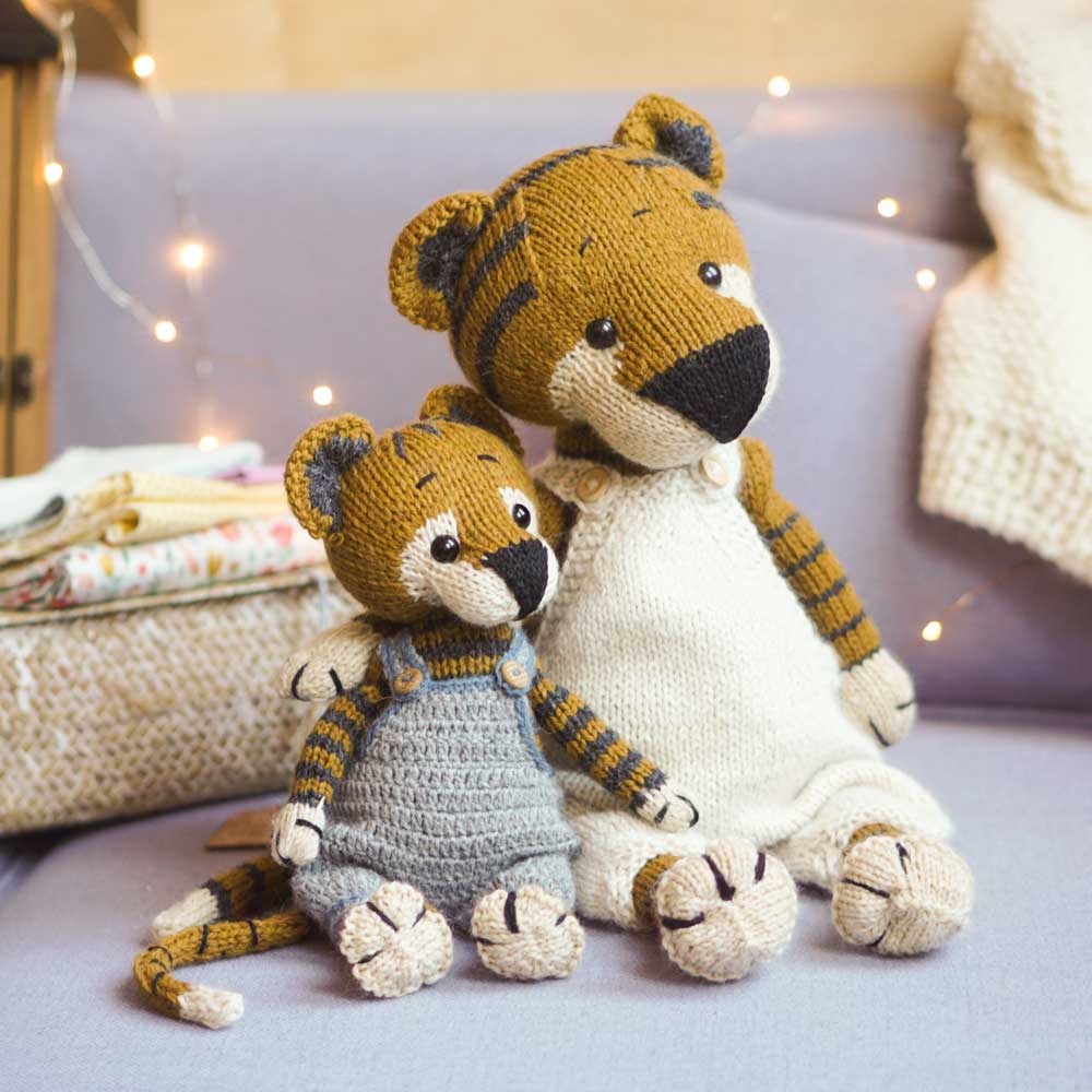 Knitting Baby Tiger Pattern + Videos