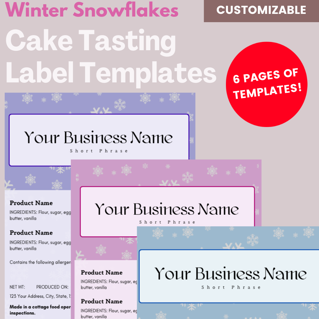 Editable Packaging Label Templates