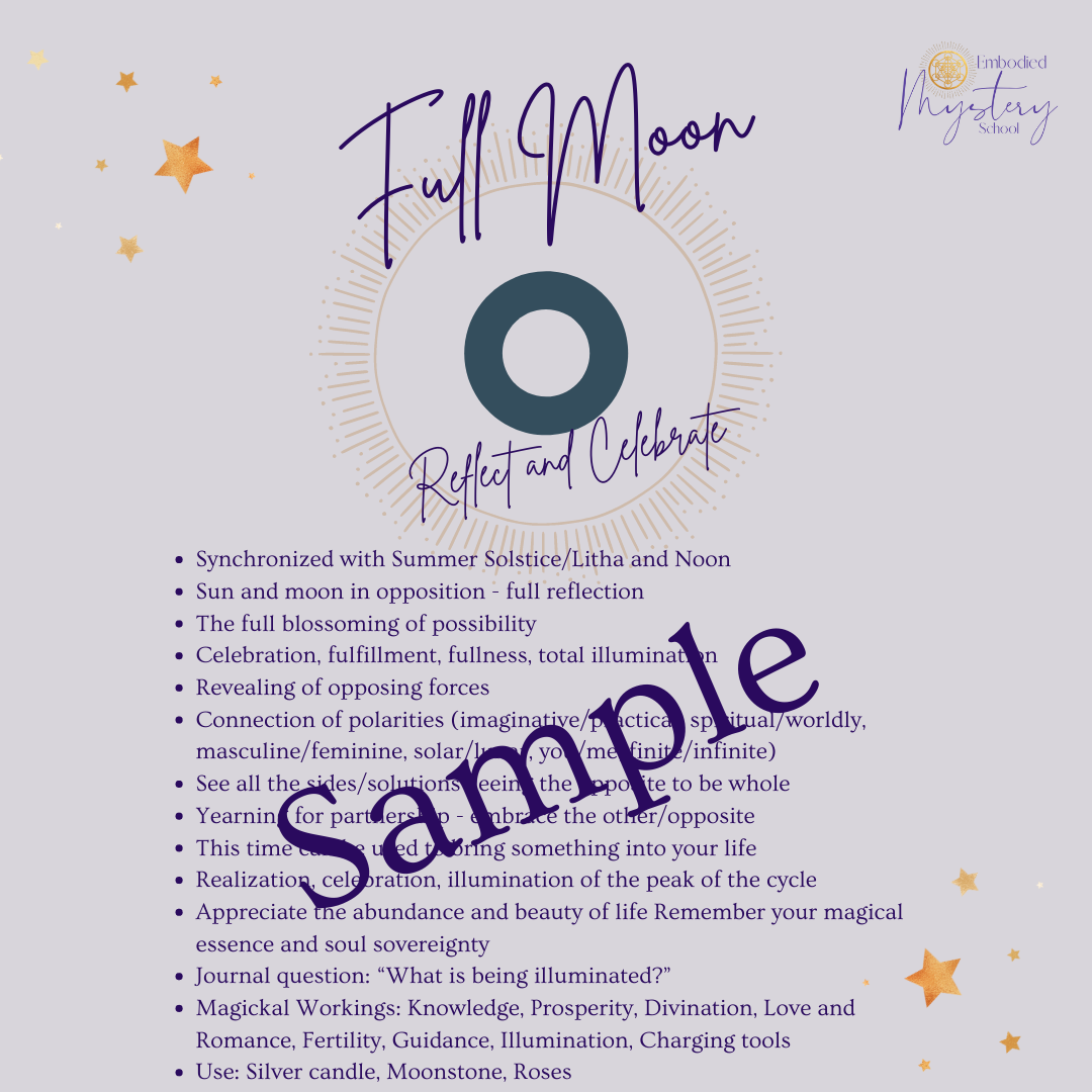 FREE 2024 Moon Magick Guide Mini Book PDF