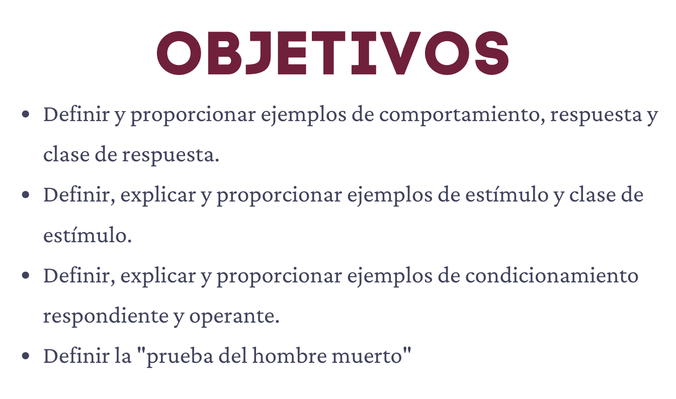 Conceptos básicos de ABA