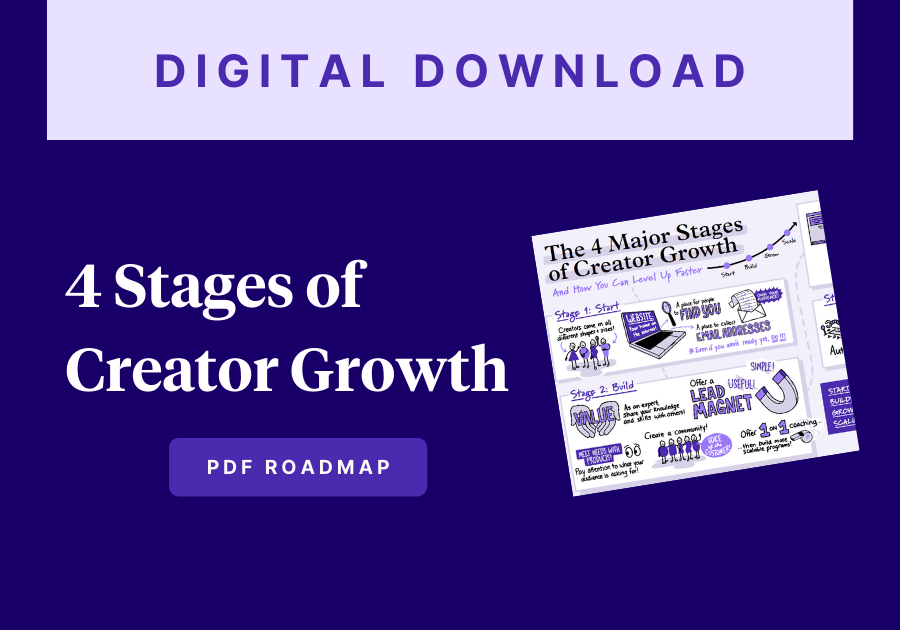 4 stages of creator growth (PDF)