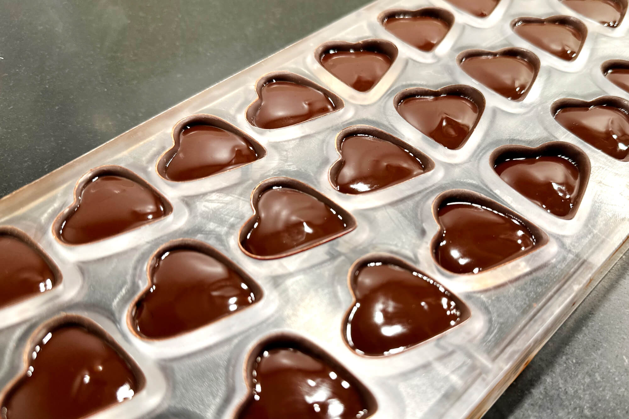 Dark Chocolate & Lychee Ganache