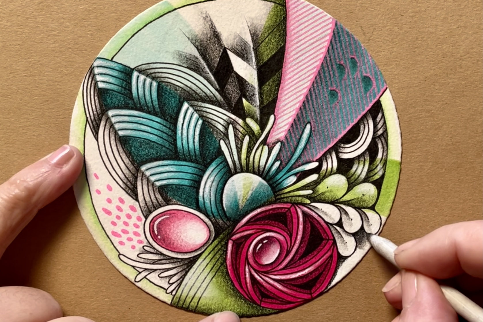 Video Zentangle Art Classes - Zen Linea